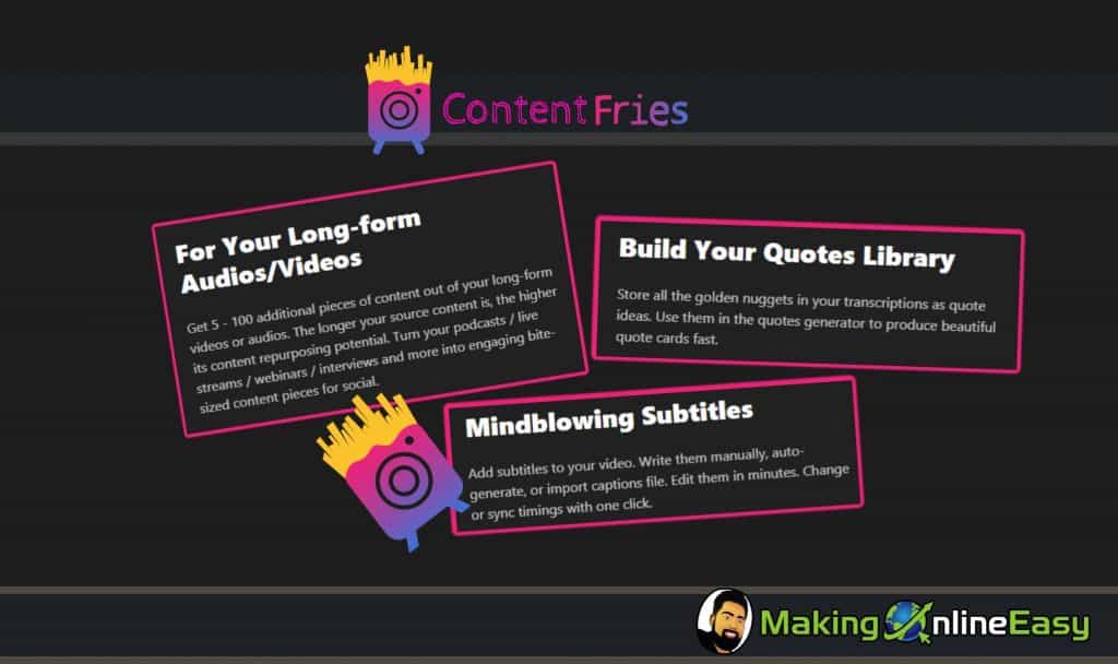 Contentfries Review: Video Content Made Easy